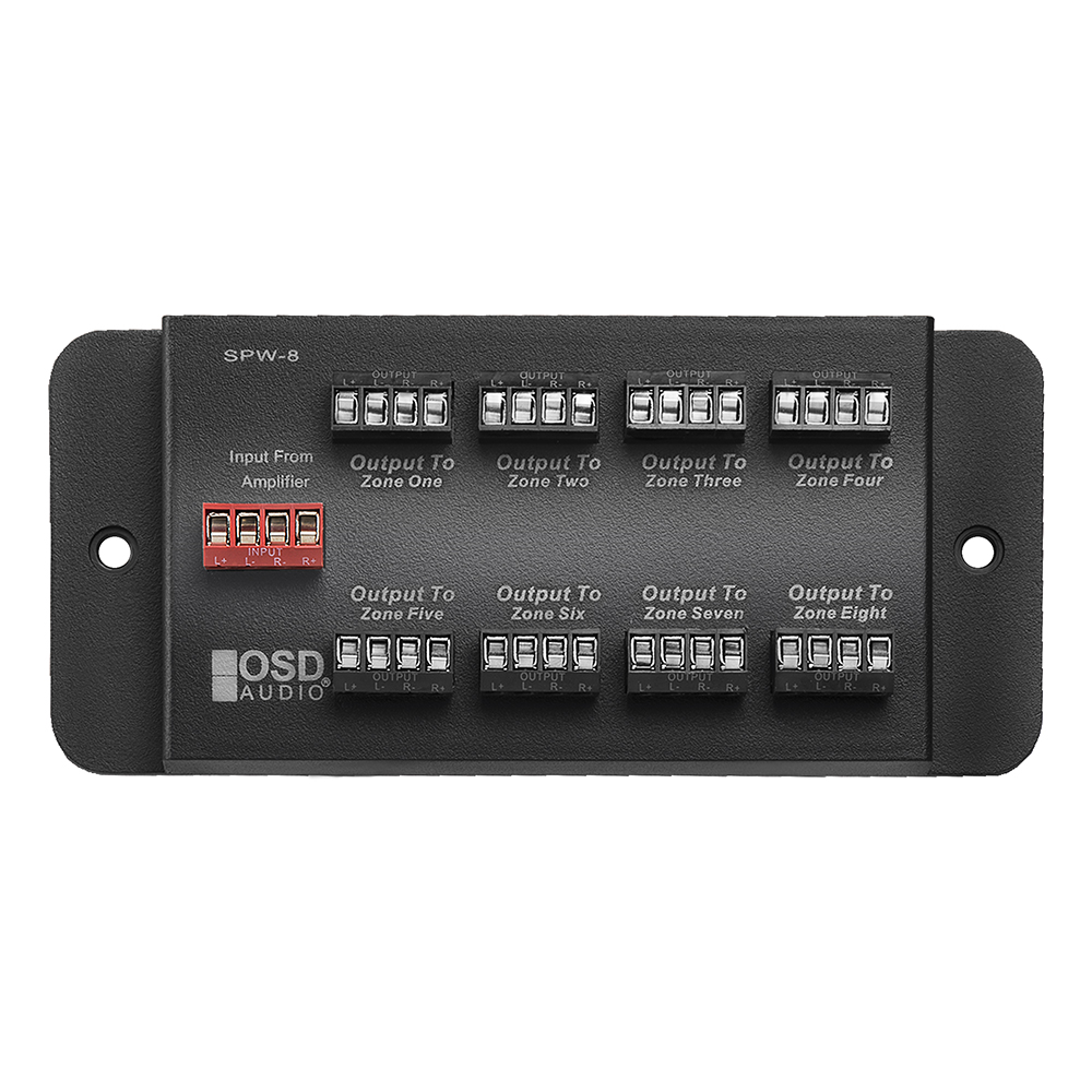 SPW-8 8 Zone Distribution Panel | OSD Audio