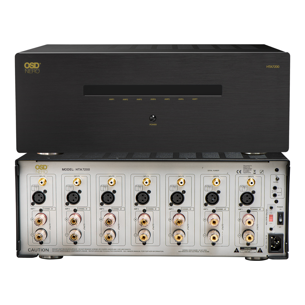 HTA7200 (7X) 210W/Ch Amplifier | OSD Audio
