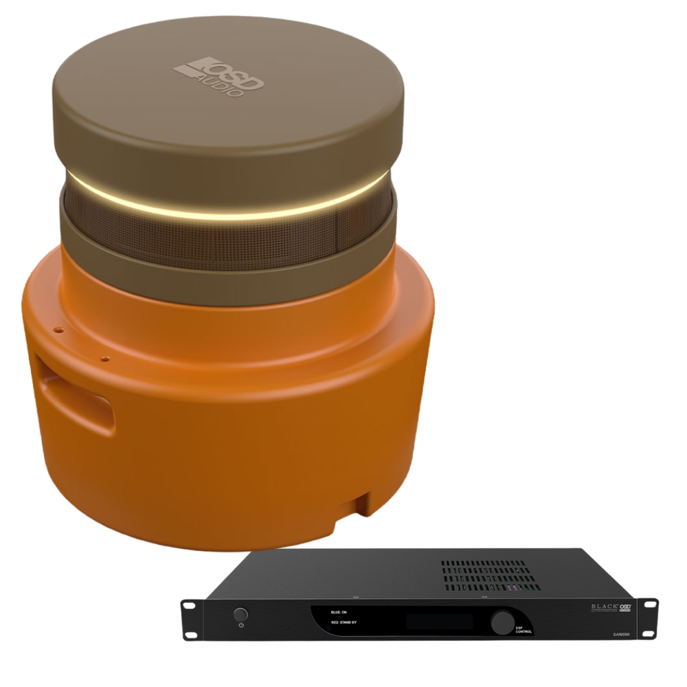 Eclipse LED Outdoor Subwoofer 500W Amplifier Bundle | OSD Audio